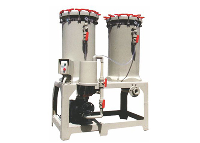 5HP Twin serial filter tank Chemical Filtration Systems for dyeing ...