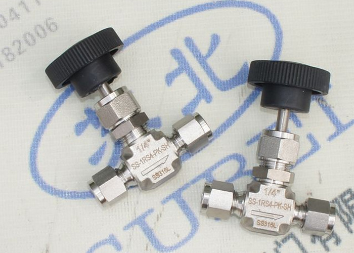 Die forging Cutting ferrule grooved piping system needle valve for pulp ...